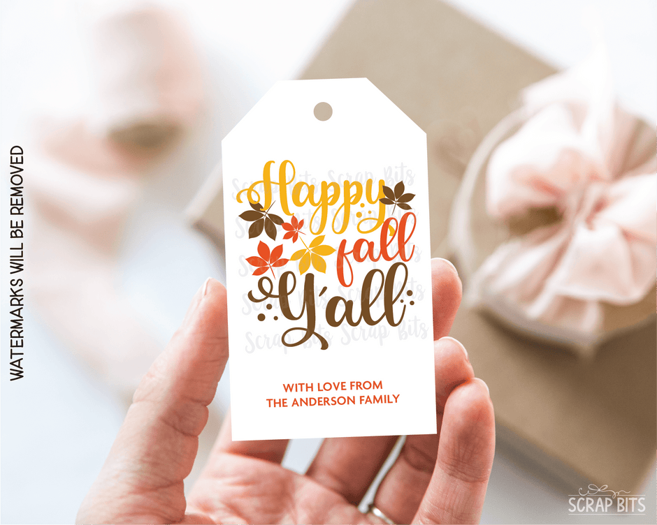 Fall Gift Labels + Tags – Scrap Bits